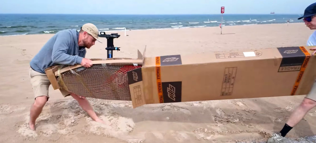 Axis x Foil Drive Board Collaboration | Unboxing the 5'8" 70L Model ...